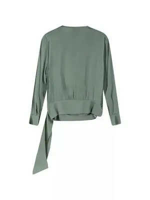 SEMICOUTURE V-neck Wrap Blouse