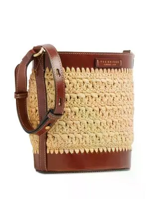 THE BRIDGE Raffia Bucket Bag