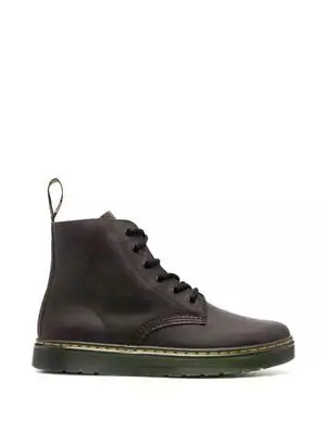 Dr. Martens Thurston Contrast-stitching Lace-up Boots - Brown