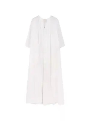 Aspesi Cotton Long Dress - White