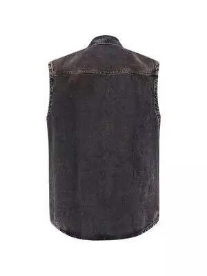 3x1 Flap-pocket Sleeveless Shirt