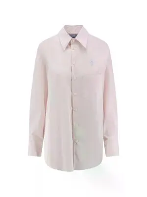 Seafarer Embroidered Logo Patch Pocket Shirt - Pink