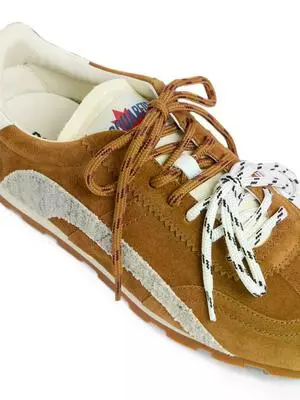 Dsquared2 Suede Lace-up Sneakers - Brown