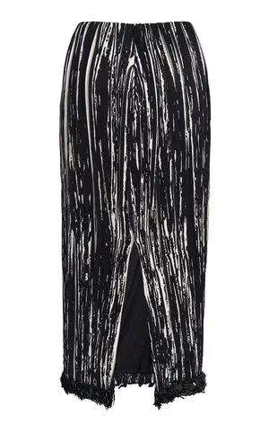 Brandon Maxwell The Sinclair Pleated Midi Skirt