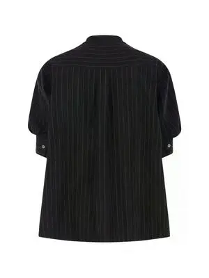 Sacai Pinstripe Button Cardigan