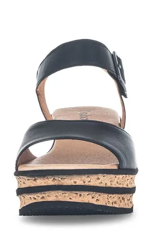 Gabor Ankle Strap Wedge Sandal