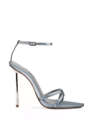 LE SILLA Giselle Strappy Pointed Sandals - Grey