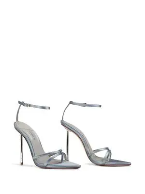 LE SILLA Giselle Strappy Pointed Sandals - Grey
