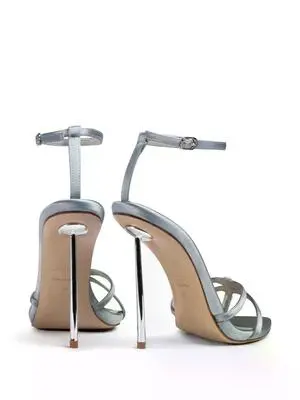 LE SILLA Giselle Strappy Pointed Sandals - Grey