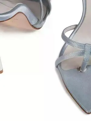 LE SILLA Giselle Strappy Pointed Sandals - Grey