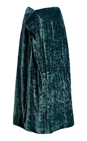 Ulla Johnson Elan Velvet Wide-leg Pants