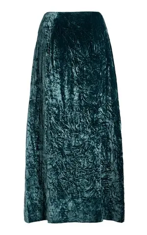 Ulla Johnson Elan Velvet Wide-leg Pants