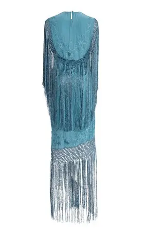 Ulla Johnson Nerine Fringe Maxi Dress