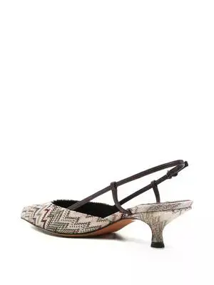 Missoni Point-toe Slingback Pumps