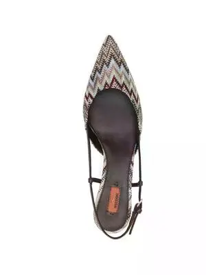 Missoni Point-toe Slingback Pumps