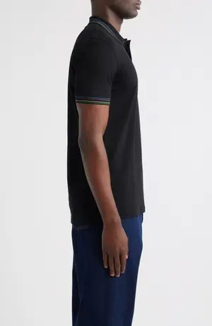 Paul Smith Tipped Stretch Cotton Polo