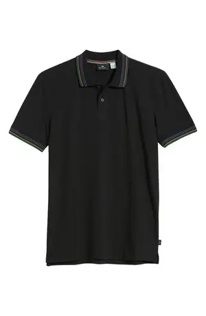 Paul Smith Tipped Stretch Cotton Polo