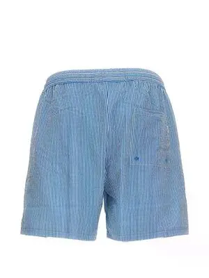 LES DEUX Striped Sea Swim Short - Blue