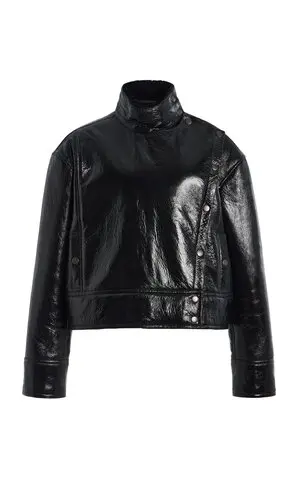 Ulla Johnson Honora Leather Jacket - Black
