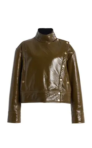 Ulla Johnson Honora Leather Jacket - Brown