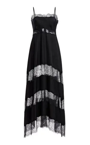 Ulla Johnson Coco Silk Maxi Dress - Black