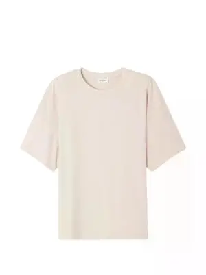 American Vintage Fizvalley Round-neck Short-sleeve Cotton T-shirt - Neutrals