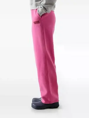 American Vintage Plizzy Logo-detail Track Pants - Pink