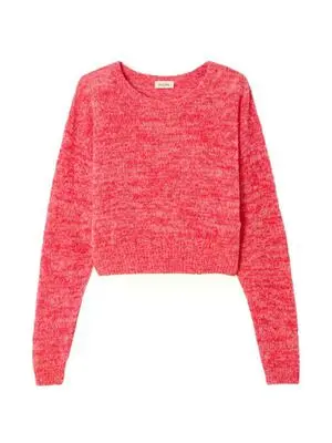 American Vintage Nuggy Round-neck Wool Jumper - Red
