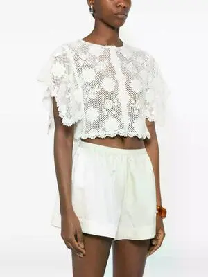 TWINSET Crochet Knit Top