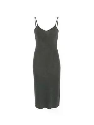 Soeur Spaghetti Strap V-neck Dress - Green