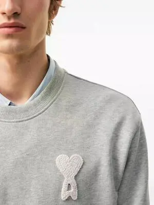Ami De Coeur Logo-patch Sweatshirt