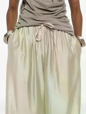 ENTIRE STUDIOS Drawstring Wide Leg Pants - Neutrals