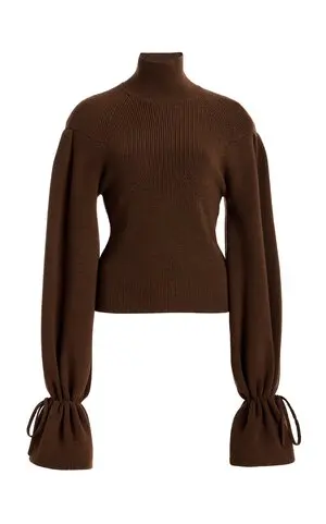 Ulla Johnson Camille Knitted Wool Pullover - Brown