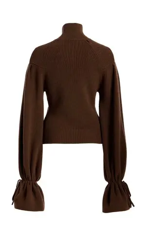 Ulla Johnson Camille Knitted Wool Pullover - Brown