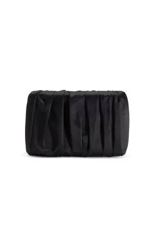 Carolina Herrera Jacqueline Satin Clutch - Black