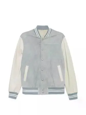 Eleventy Striped Trim Jacket - Blue