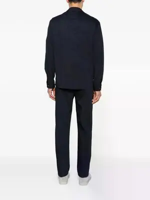 Eleventy Textured Suit - Blue