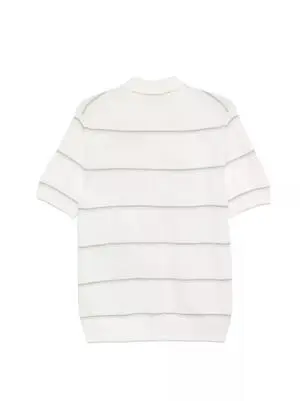 Eleventy Striped Polo Shirt