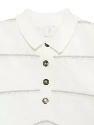 Eleventy Striped Polo Shirt