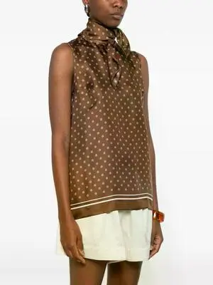 Max Mara Scatola Print Top