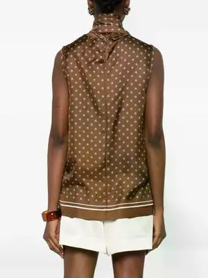 Max Mara Scatola Print Top
