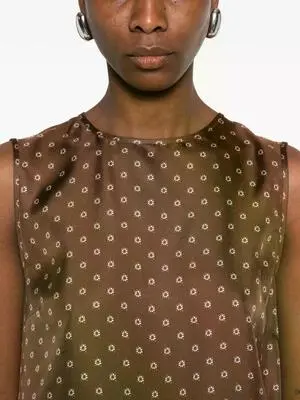 Max Mara Scatola Print Top