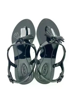 TOD'S Tassel-embellished Flat Sandals