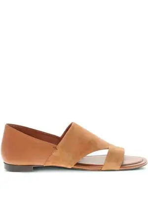 TOD'S Leather Suede Sandals