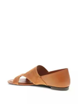 TOD'S Leather Suede Sandals