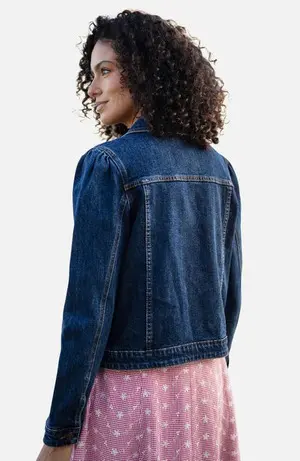 YUMI Stretch Denim Pocket Detail Jacket