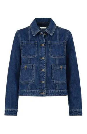 YUMI Stretch Denim Pocket Detail Jacket