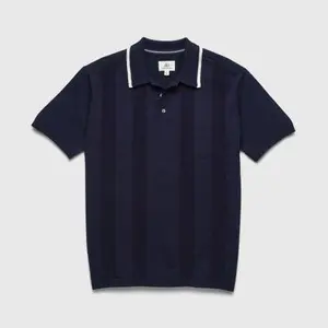 SURFSIDE SUPPLY CO. Nate Sweater Polo - Navy Blazer