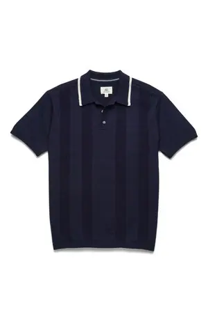 SURFSIDE SUPPLY CO. Nate Sweater Polo - Navy Blazer