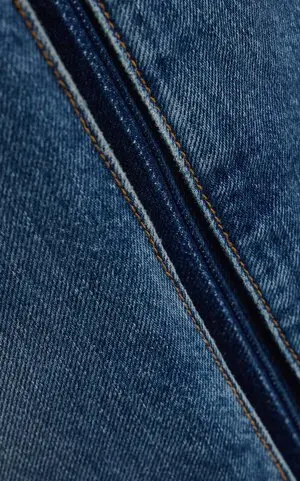 Brandon Maxwell The Lana Pleated Denim Wide-leg Jeans